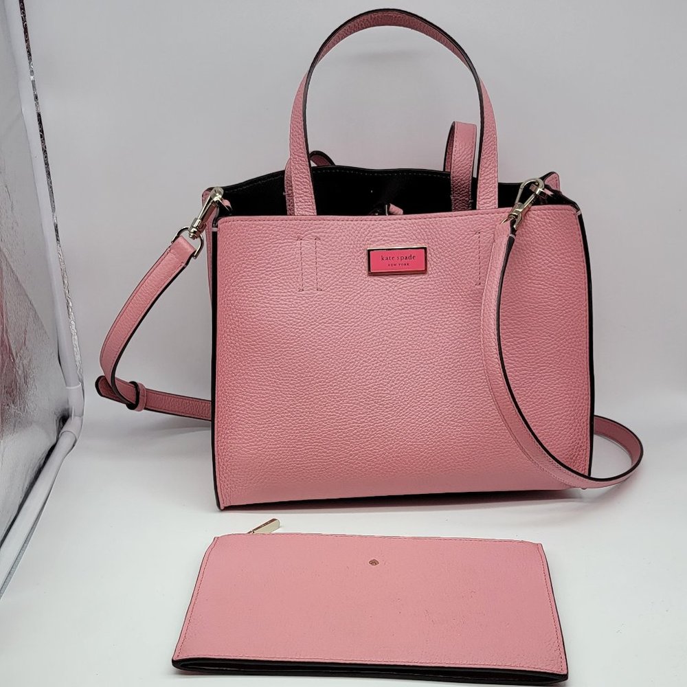 Kate Spade Sam Medium Satchel Rococo Pink Leather - Gem